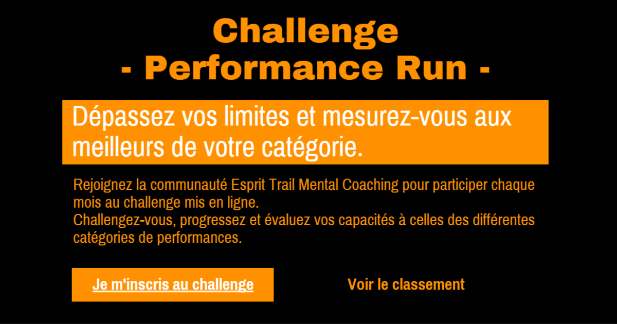 Challenge - Performance Run